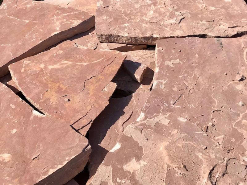 Flagstone Pavers Rosa - Patio and Walkways - Houston, TX 77099