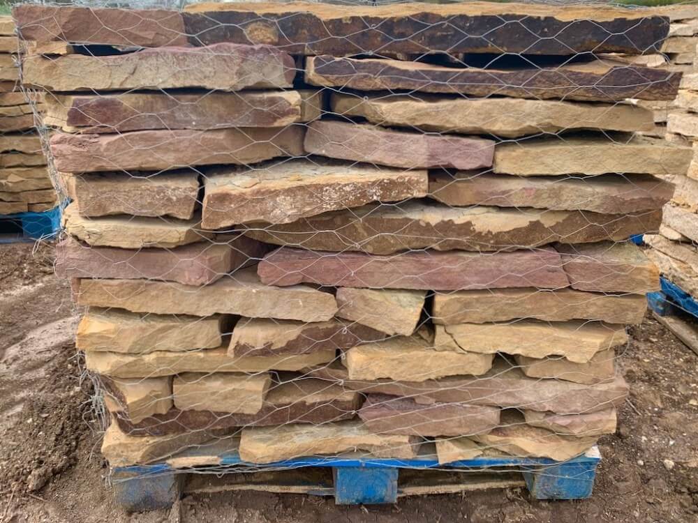 Chopped Stone- Natural Stone Garden Edging - Houston, 77099