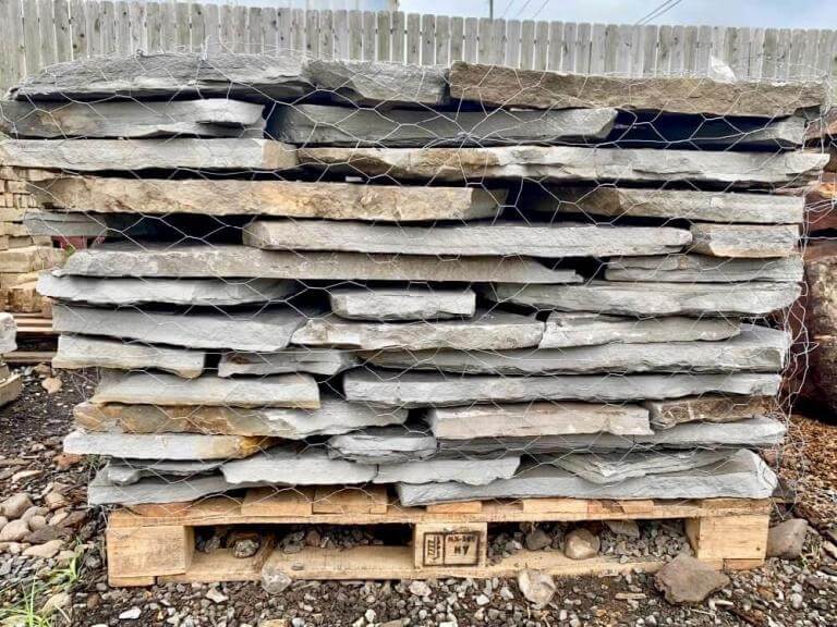 Chopped Limestone Stone Edging - Flower Bed Edging- Houston - 77099