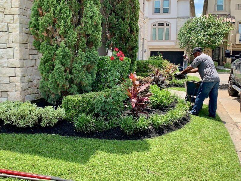 Front Yard Landscaping - Houston, TX - Texas Garden Materials