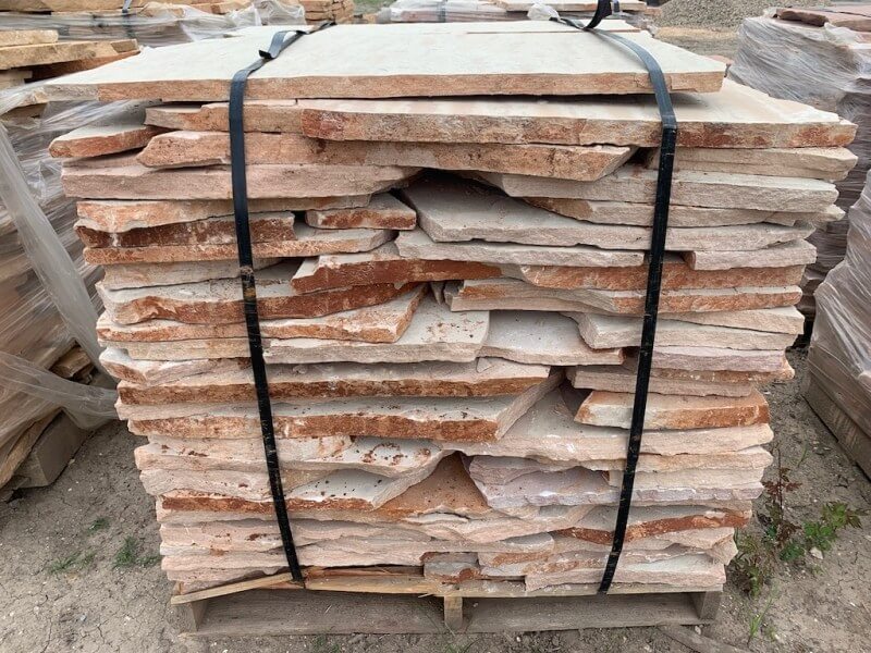 Chopped Stone- Natural Stone Garden Edging - Houston, 77099