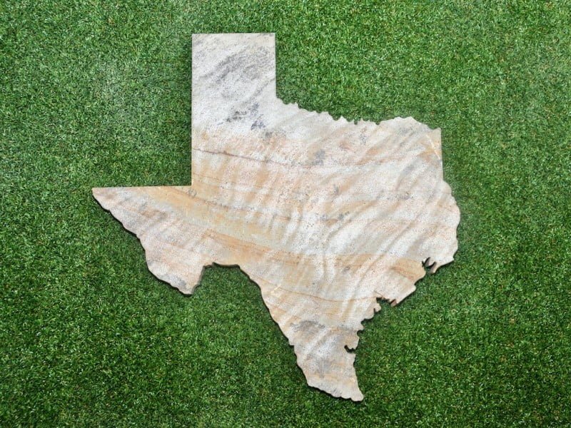 Texas Stepping Stone - 24" x 24" - Sandstone Paver - Houston, TX