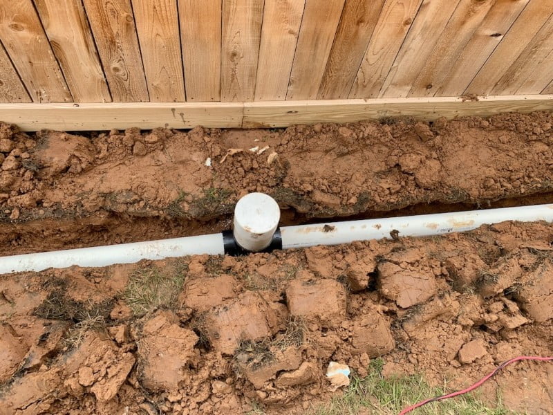 French Drain Trench Ditch - Drainage Installation Houston, TX